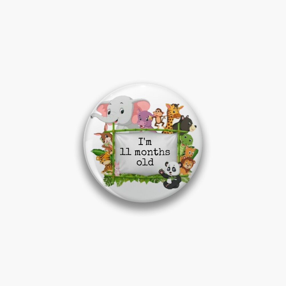 " Baby milestone 11 months " Sticker for Sale by CoolAR | Redbubble