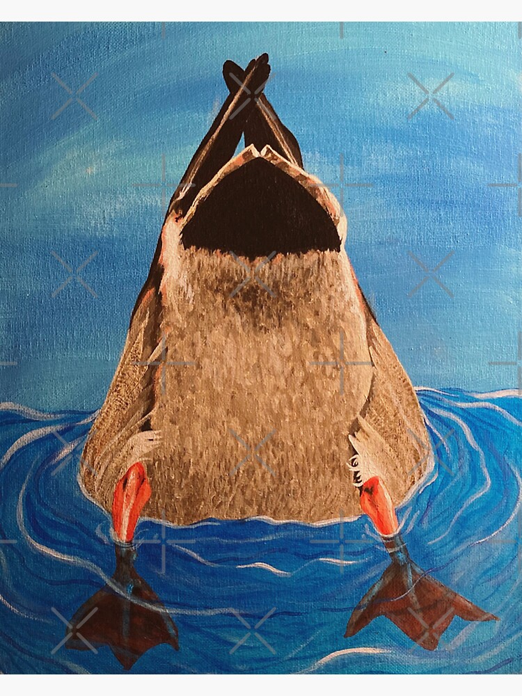 "duck butt" Sticker by lydcreates | Redbubble