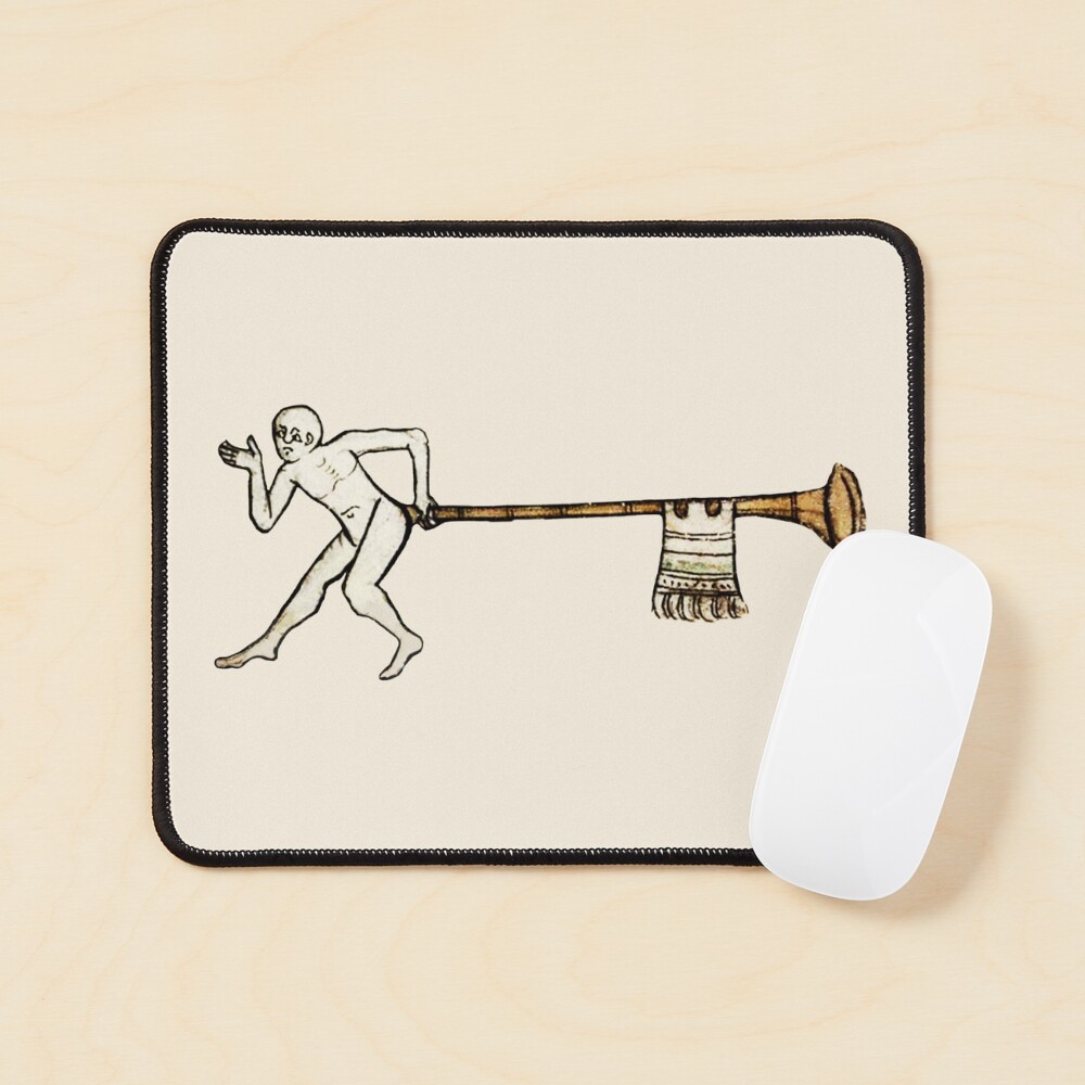 "Medieval butt trumpet " Sticker for Sale by DotorEaon | Redbubble