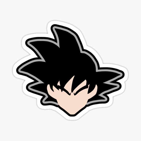 "Goku Stock Icon - Dragon Ball" Sticker by CarCarter | Redbubble