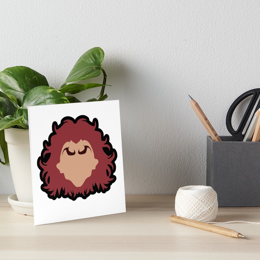 "Yujiro Hanma Stock Icon" Art Board Print by CarCarter | Redbubble