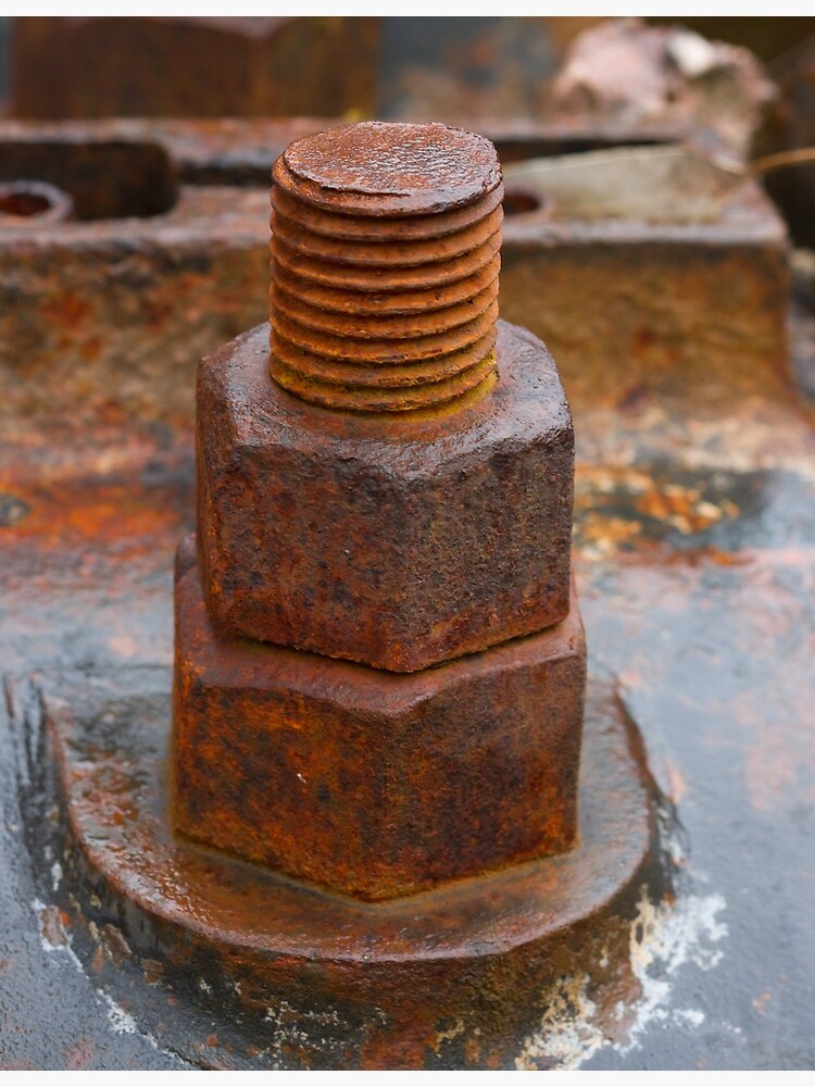 "Rusty nuts and bolt 1905" Poster for Sale by gold4c | Redbubble