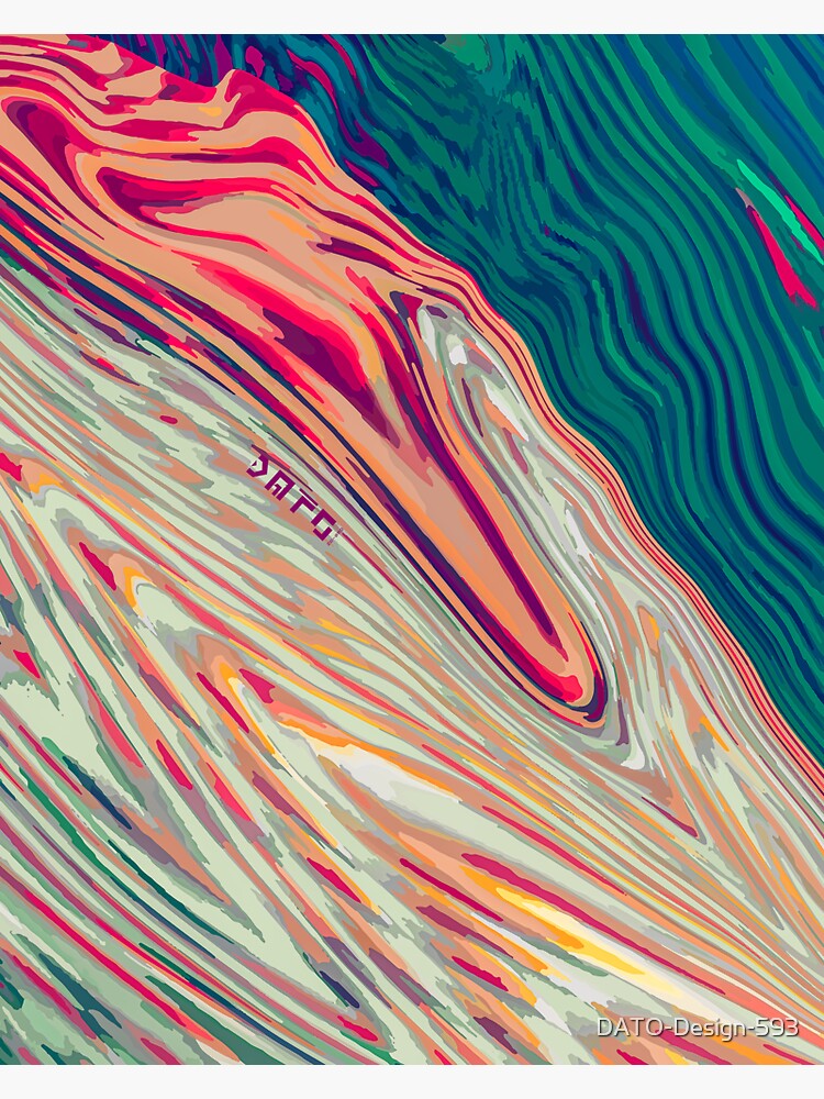 Pegatina «Textura de Aceite Funky 3 - en Amarillo» de DATO-Design-593 ...