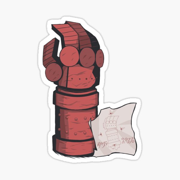 "Hand of Doom" Sticker for Sale by RenaInnocenti | Redbubble