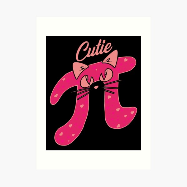 "Pi Day 2022, Cutie Pi - Mathematics Pi Symbol" Art Print for Sale by ...