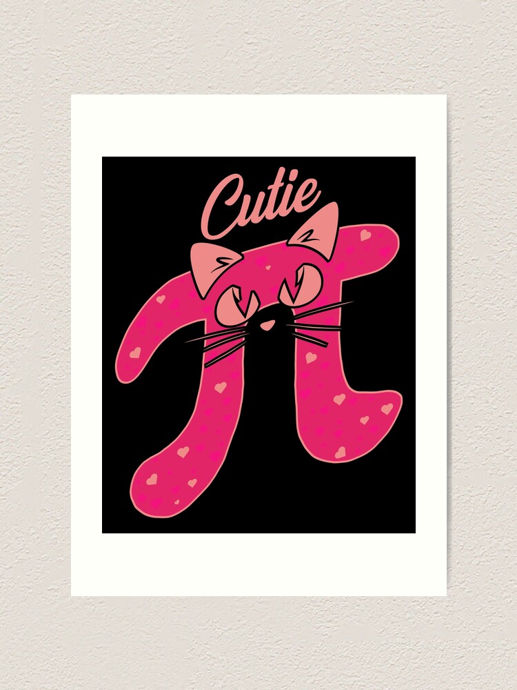 "Pi Day 2022, Cutie Pi - Mathematics Pi Symbol" Art Print for Sale by ...