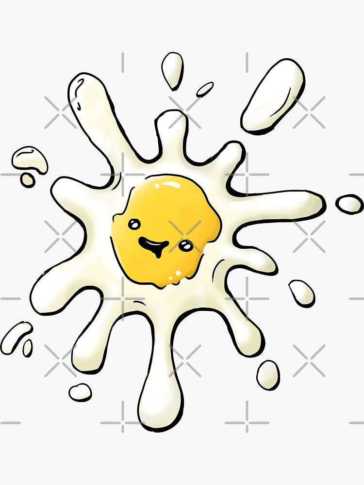 "Egg Splat" Sticker for Sale by unclehamby | Redbubble