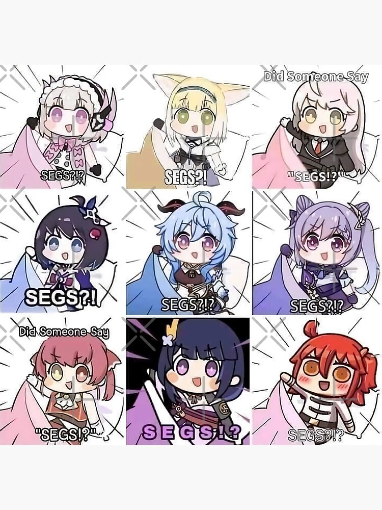 "segs meme collection" Poster for Sale by Kaisho84 | Redbubble