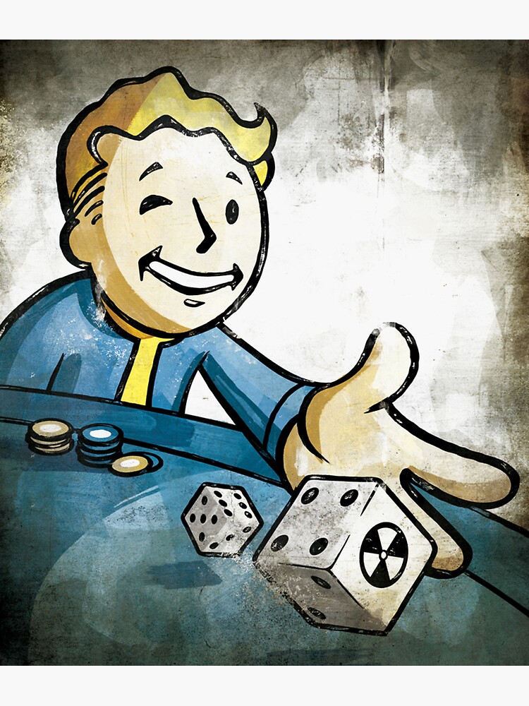 "Vault Boy" Sticker by DideedEad | Redbubble