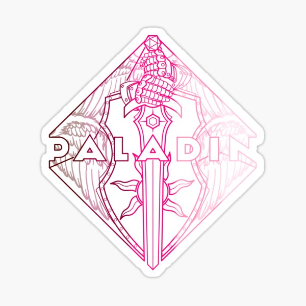 "DnD Paladin Class" Sticker for Sale by PrintProteege | Redbubble
