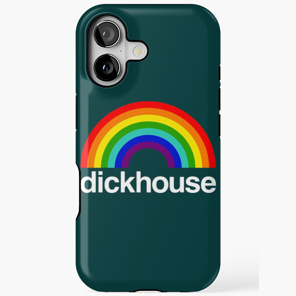 "dickhouse production logo jackass rainbow " Sticker for Sale by ...