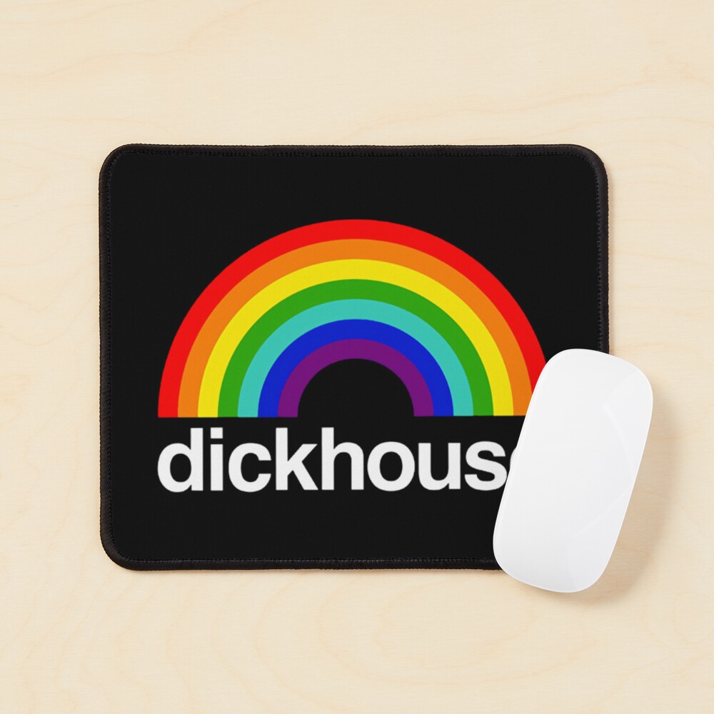 "dickhouse production logo jackass rainbow " Sticker for Sale by ...