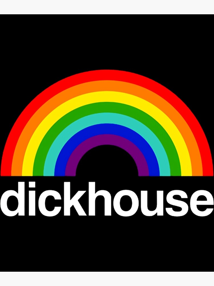 "dickhouse production logo jackass rainbow " Poster for Sale by ...