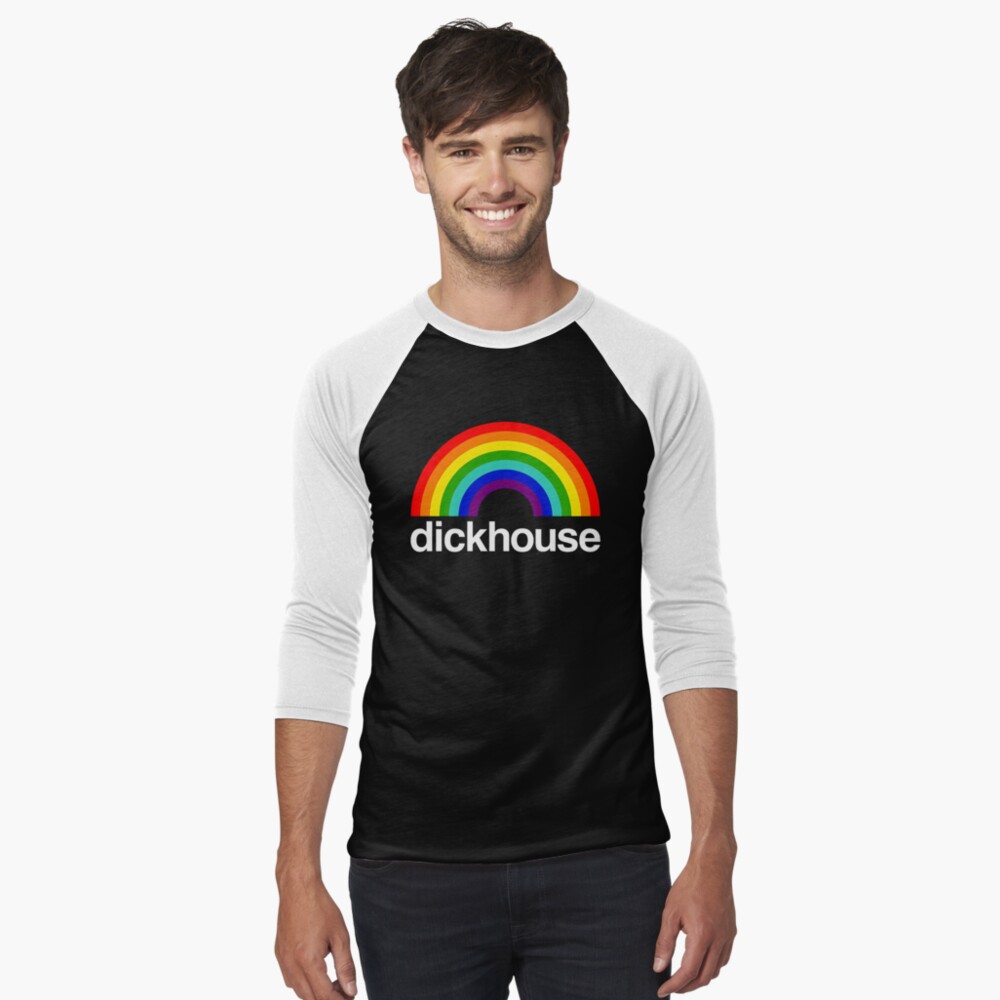 "dickhouse production logo jackass rainbow " Sticker for Sale by ...