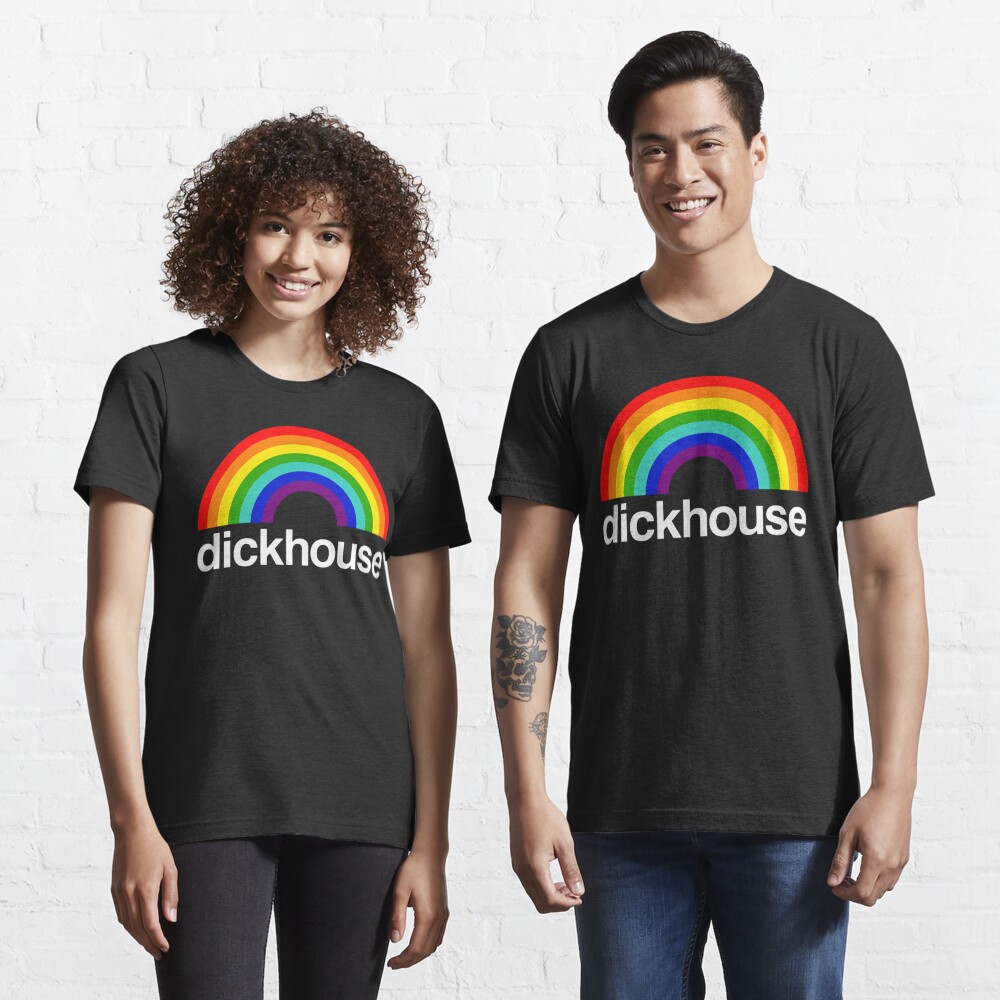 "dickhouse production logo jackass rainbow " T-shirt by DousingColeman ...
