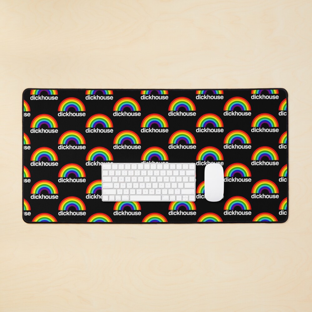 "dickhouse production logo jackass rainbow " Sticker for Sale by ...