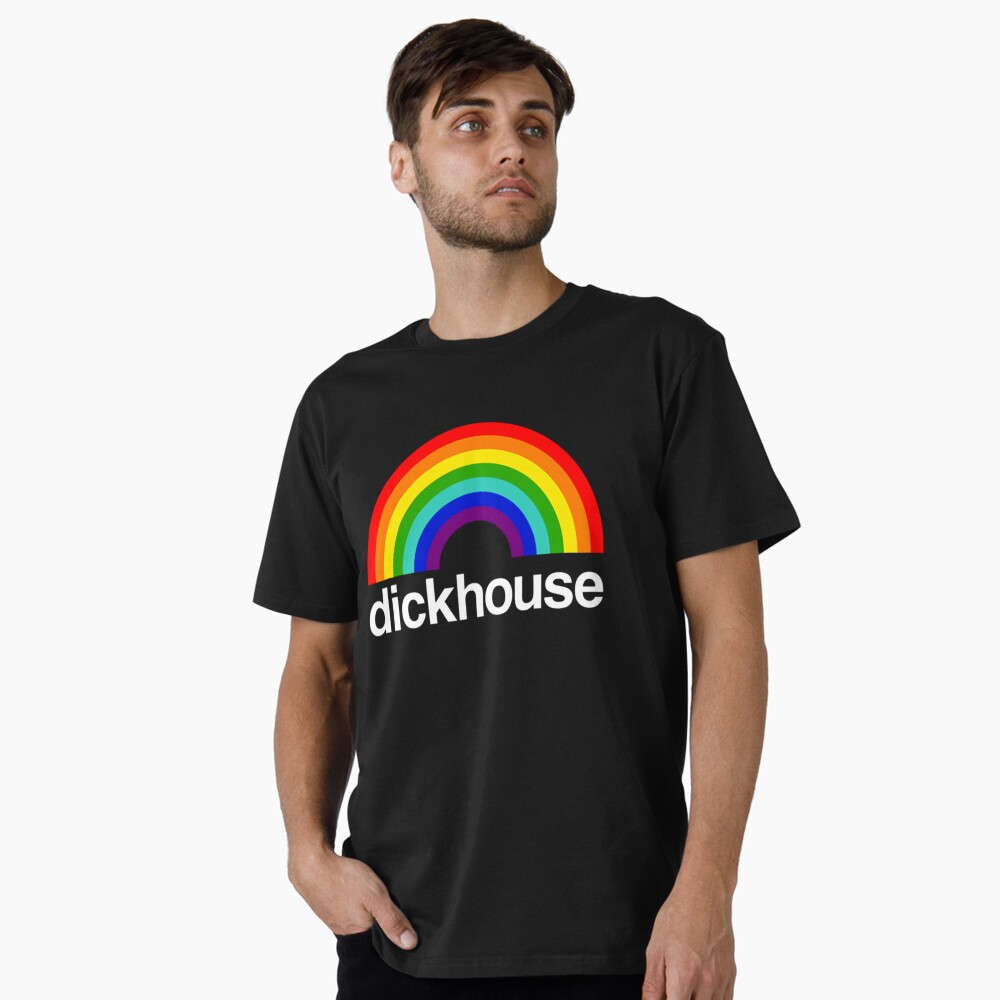 "dickhouse production logo jackass rainbow " Sticker for Sale by ...