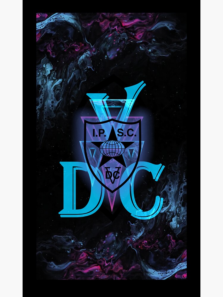 "IPSC DVC logo USPSA UKPSA GUN 3GUNS Firearm Pistol" Sticker for Sale ...