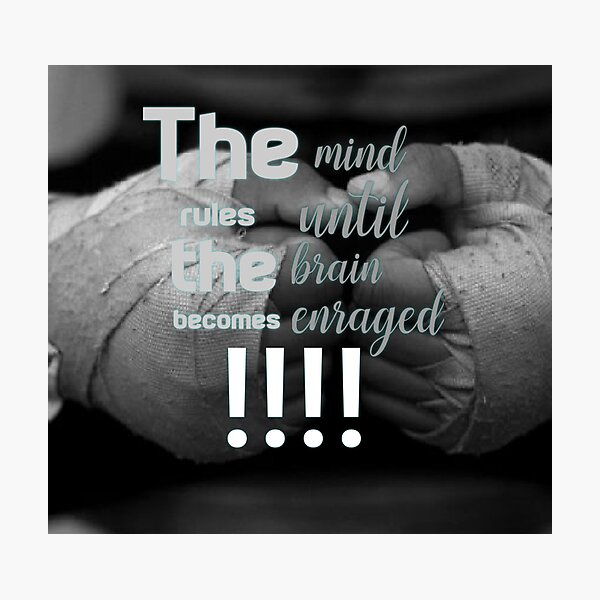 "The mind rules until the brain becomes enraged 2022" Photographic ...