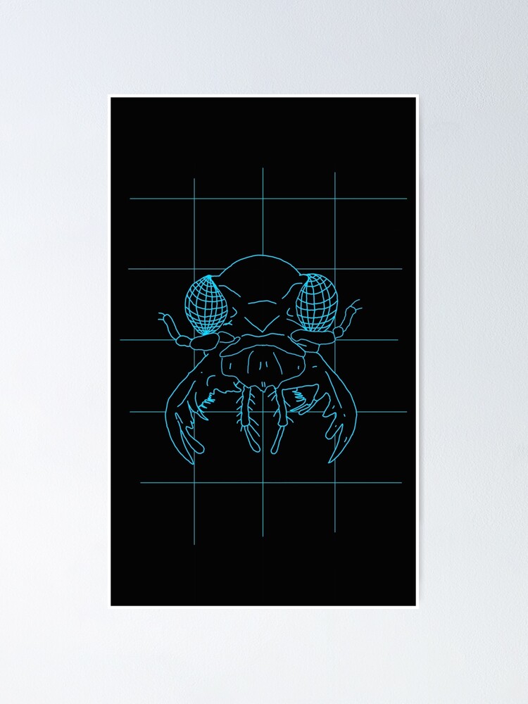 Póster «GRID DIBUJO INSECTO macro de una cara de escarabajo tigre en ... Póster «GRID DIBUJO INSECTO macro de una cara de escarabajo tigre en ...