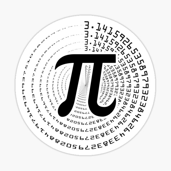 "Pi Day 2022 Celebration Spiral Pi Symbol 3.14" Sticker for Sale by ...