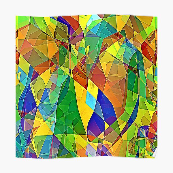 "Stained Glass Calamity" Poster by CustomHDman | Redbubble
