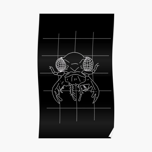 Póster «GRID DIBUJO INSECTO macro de una cara de escarabajo tigre en ... Póster «GRID DIBUJO INSECTO macro de una cara de escarabajo tigre en ...