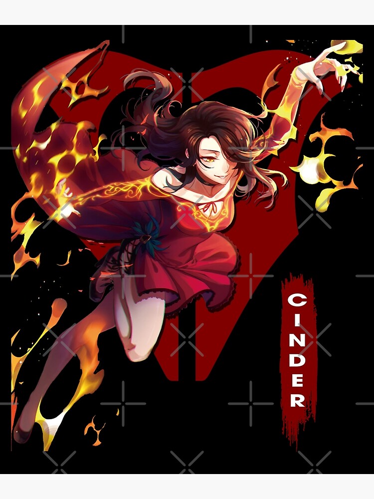 "Cinder Fall anime character fire character" Photographic Print for ...