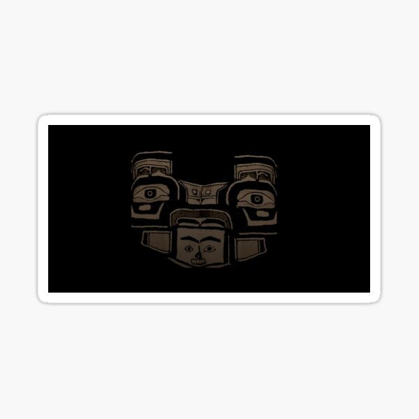 "CHILKAT FIRST NATION INDIGENOUS DESIGN" Sticker by DancingChilkat ...