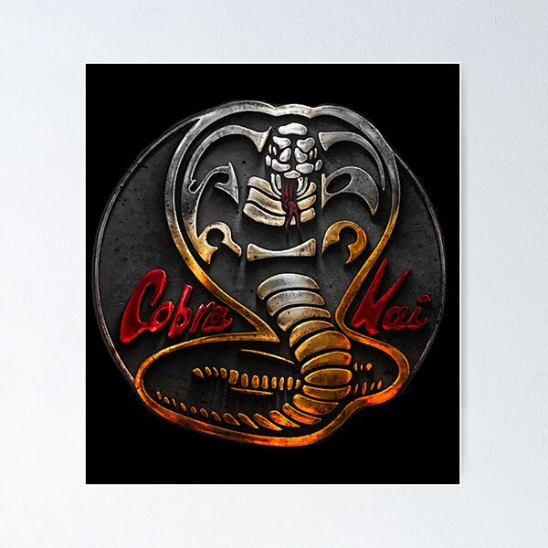 Póster for Sale con la obra «Cobra Kai Temporada 3 y 4 Nuevo logotipo de metal» de Joceyllyn ...