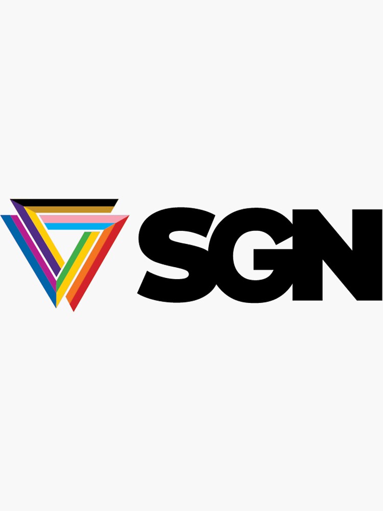 "SGN Logo" Sticker for Sale by SeattleGayNews | Redbubble