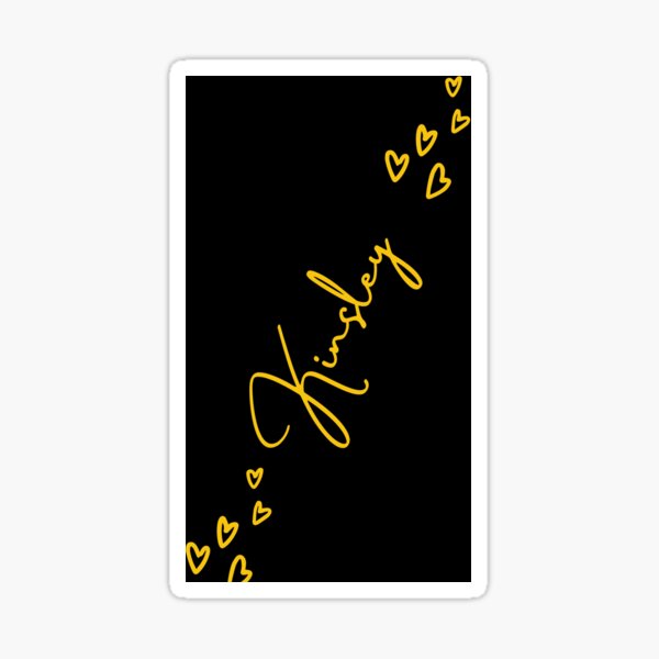 "Kinsley" Sticker for Sale by boki987 | Redbubble