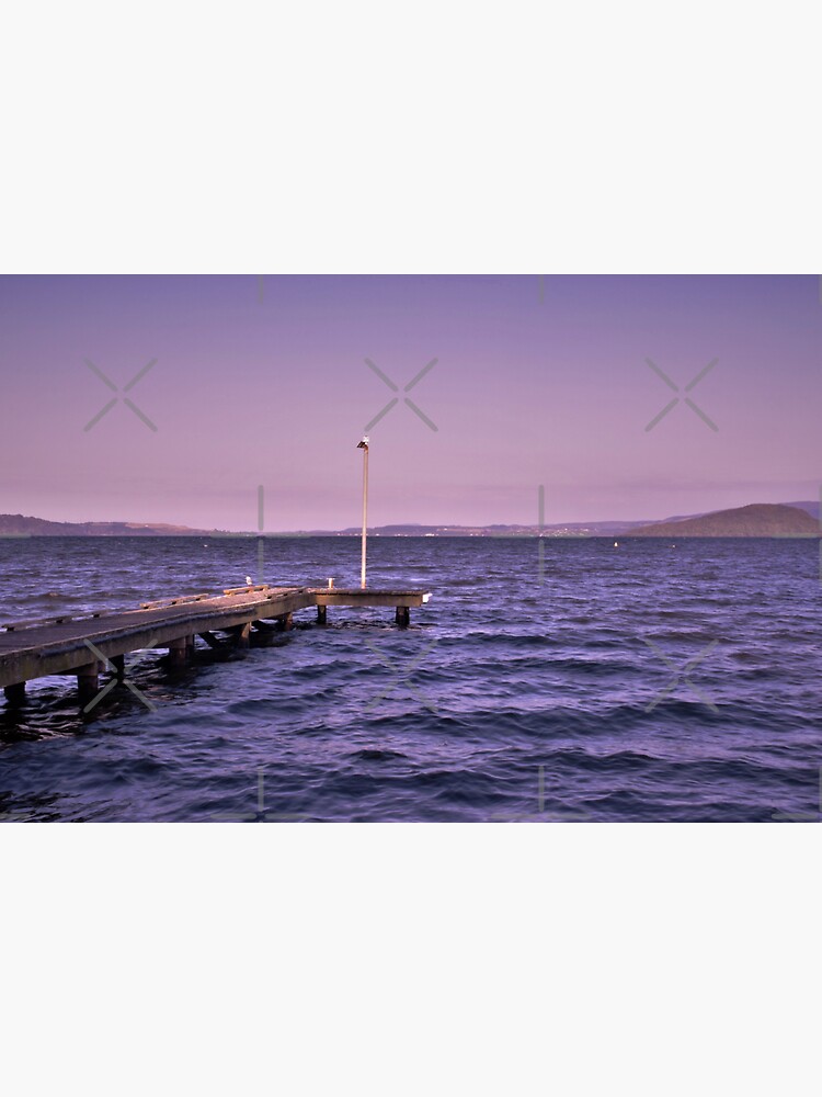 "Lake Rotorua Pier at Parawai Bay" Sticker for Sale by lukefranklin65 ...