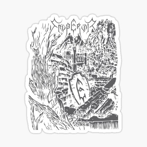 "EMPEROR BAND" Sticker by priscillajxiong | Redbubble