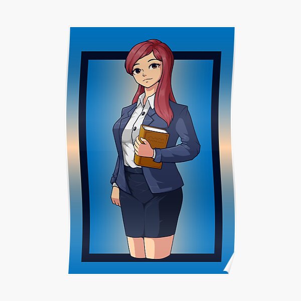 Belle Anime Teach Poster For Sale By Dorenspl Redbubble