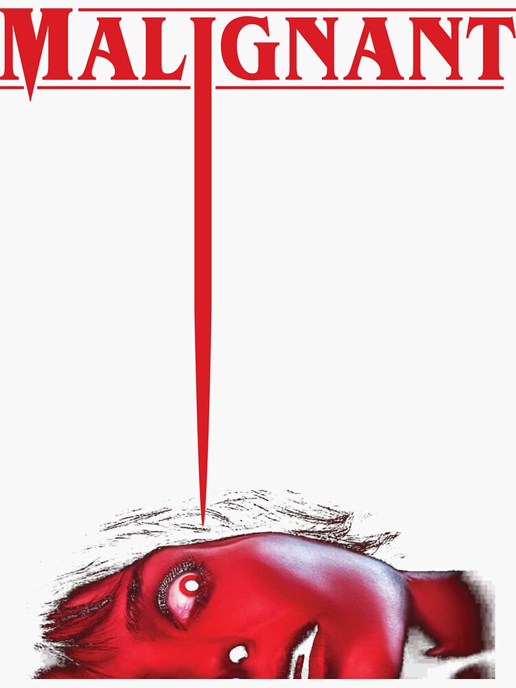 "MALIGNANT THE CONJURING" Sticker by anthonware | Redbubble