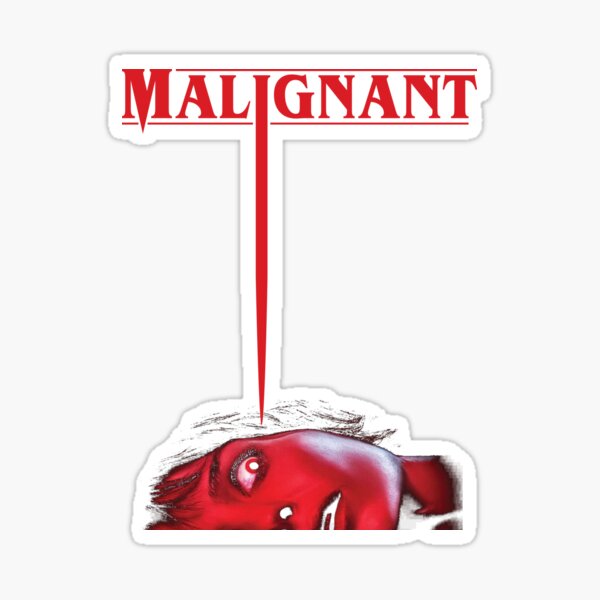 "MALIGNANT THE CONJURING" Sticker by anthonware | Redbubble