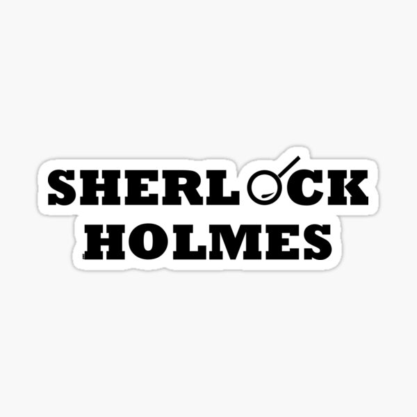 "Sherlock Holmes" Sticker for Sale by JaneenFarmer | Redbubble