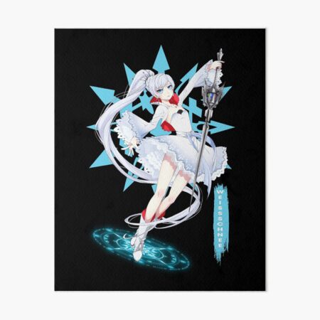 "Weiss Schnee girl anime character art" Art Board Print by Ferreira8320 ...