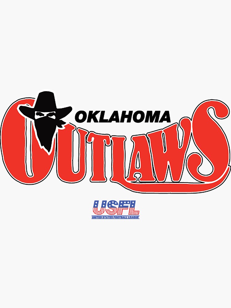 "Oklahoma Outlaws " Sticker by VincentAnk12 | Redbubble