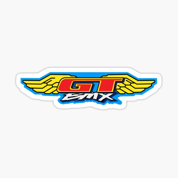 "Old Skool GT BMX Wings Logo Essential T-Shirt" Sticker for Sale by ...