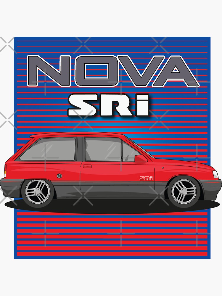 "Vauxhall Nova SRi Graphic - Sticker - Photograph - Art work - Display ...