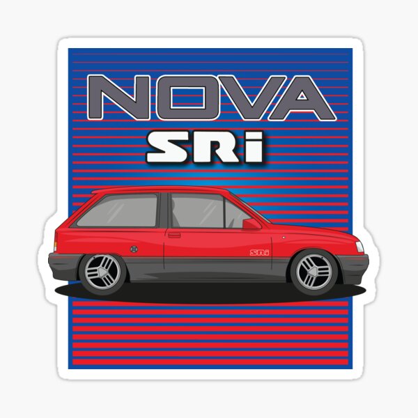"Vauxhall Nova SRi Graphic - Sticker - Photograph - Art work - Display ...