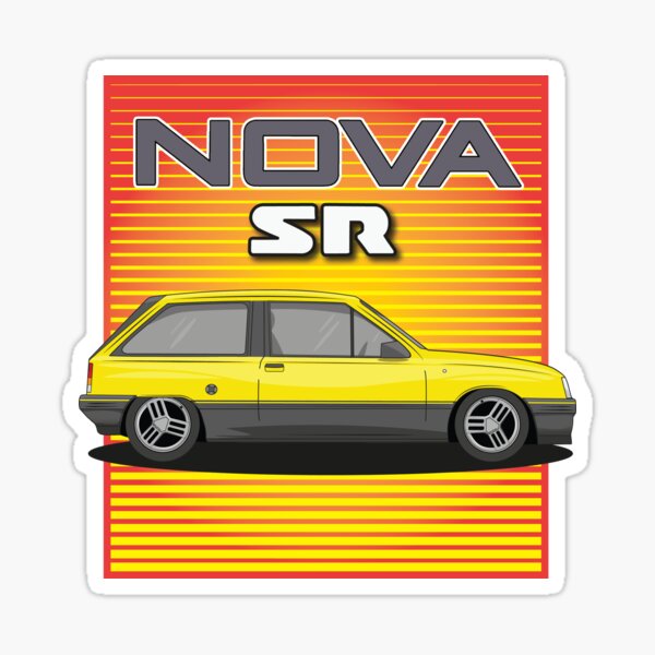 "Vauxhall Nova SR Graphic - Sticker - Photograph - Art work - Display ...