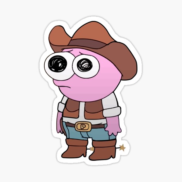 "Smiling friends Pim" Sticker for Sale by Tahoo | Redbubble