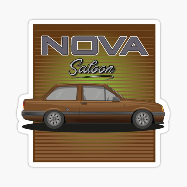 "Vauxhall Nova Saloon Graphic - Sticker - Photograph - Art work ...