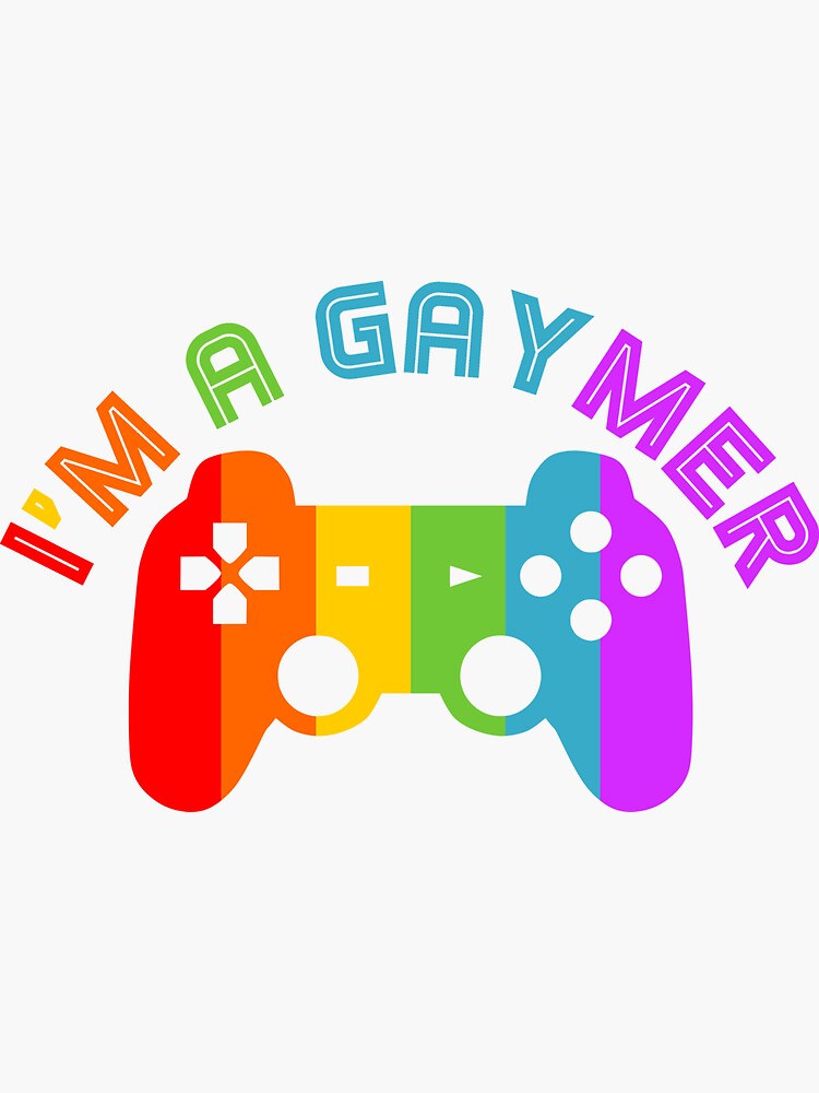 "I'm a Gaymer Rainbow Gaymer Controller Pride LGBT Flag Rainbow Flag ...