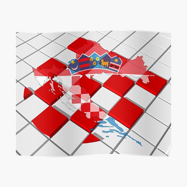 "The Croatian checkerboard, Croatian Red White Checks Pattern, Croat ...