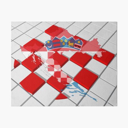 "The Croatian checkerboard, Croatian Red White Checks Pattern, Croat ...