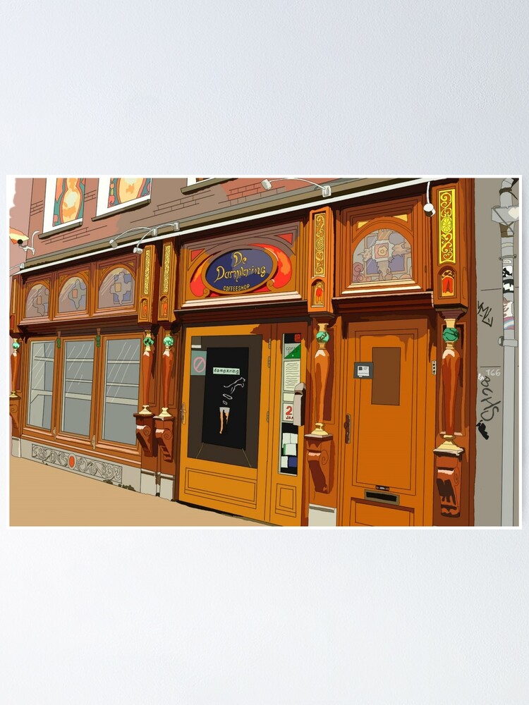 "Coffeeshops of Amsterdam illustrations: Original Dampkring Coffeeshop ...